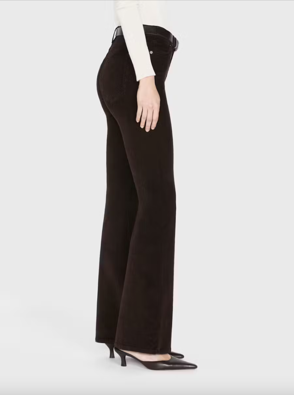 FRAME Denim Frame Le Easy Flare Corduroy - Espresso | Garmentory
