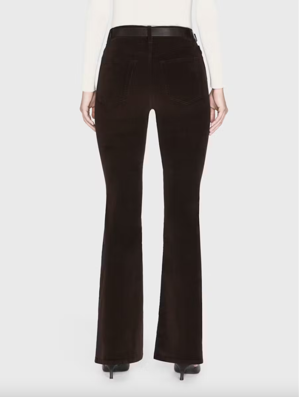 FRAME Denim Frame Le Easy Flare Corduroy - Espresso | Garmentory