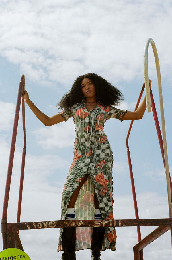 Luna Del Pinal El Mantel Stretch Weave Luna Dress - Mandarin Tree ...