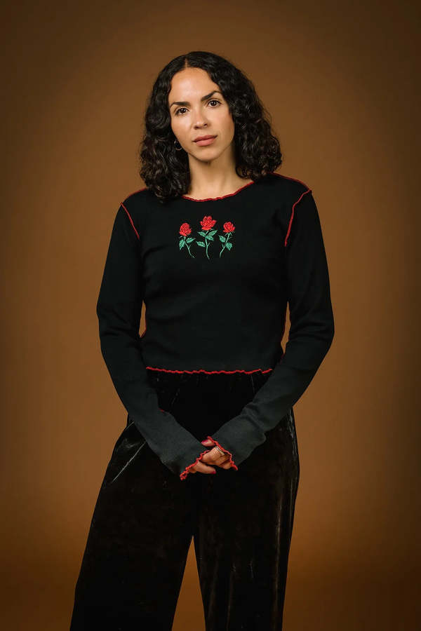 MERCEDES MORIN ERICA TOP - BLACK | Garmentory