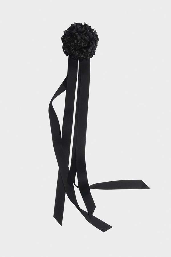 Sandy Liang Pony Pin in Black | Garmentory