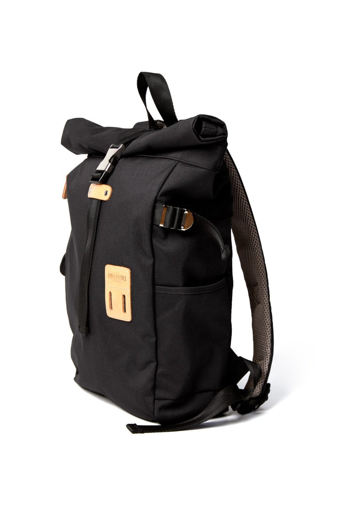 Harvest Label Rolltop Backpack Plus - Black | Garmentory