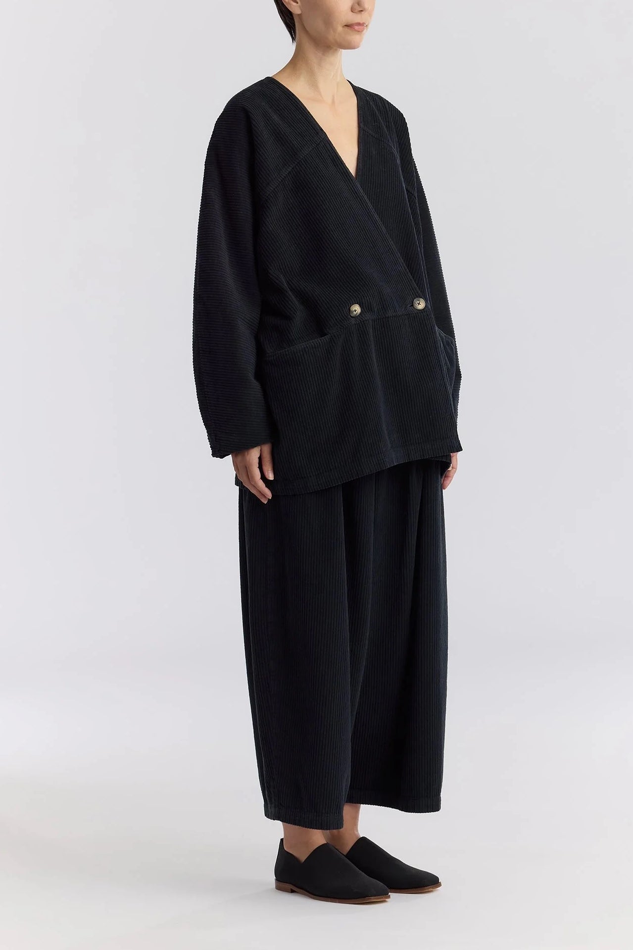 Black Crane Geometric Jacket - Dark Grey | Garmentory