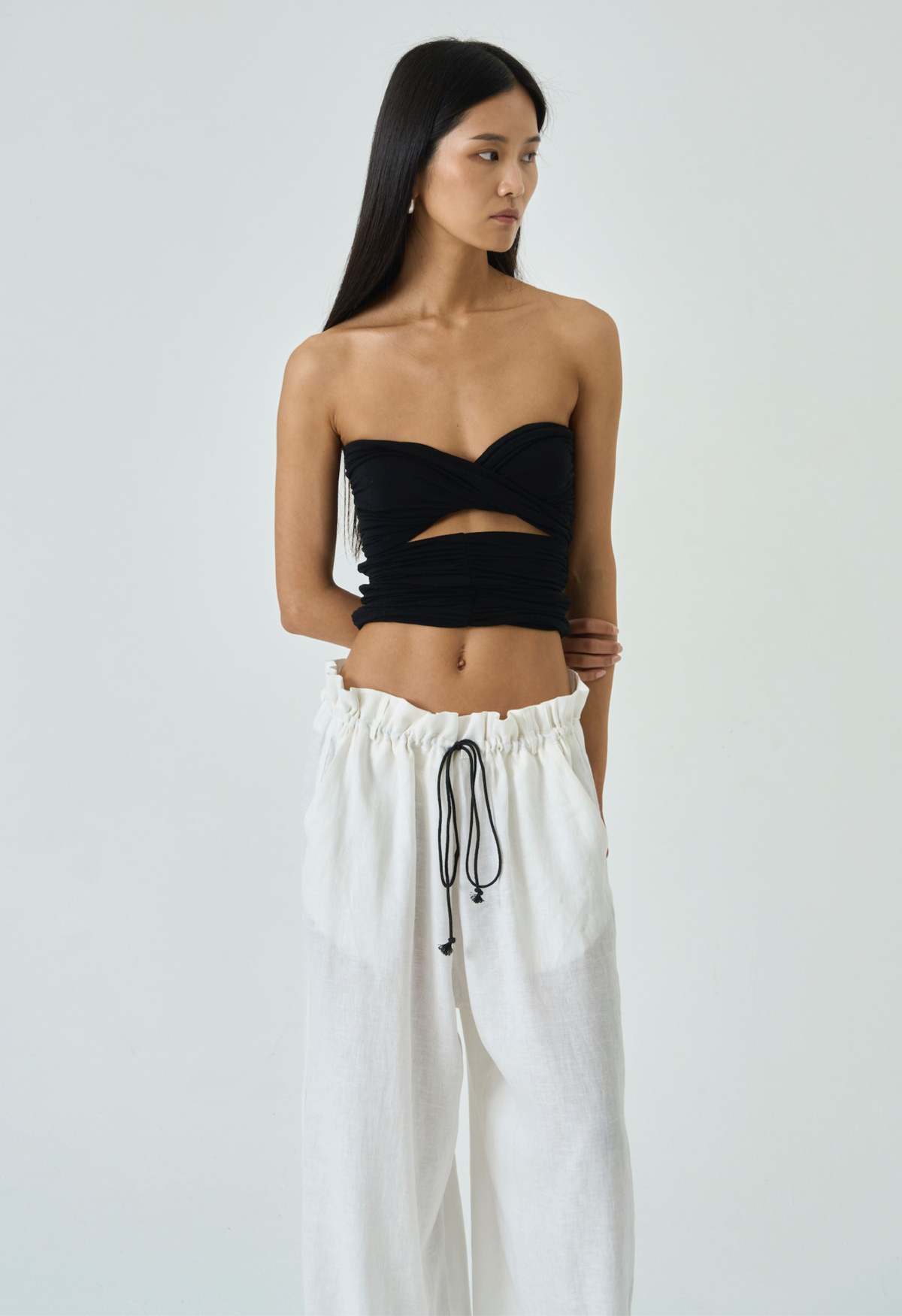 NKC Julie Strapless Top - Black | Garmentory