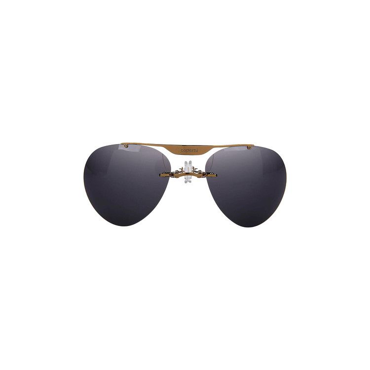 Coperni Clip On Aviator Sunglasses - Black | Garmentory