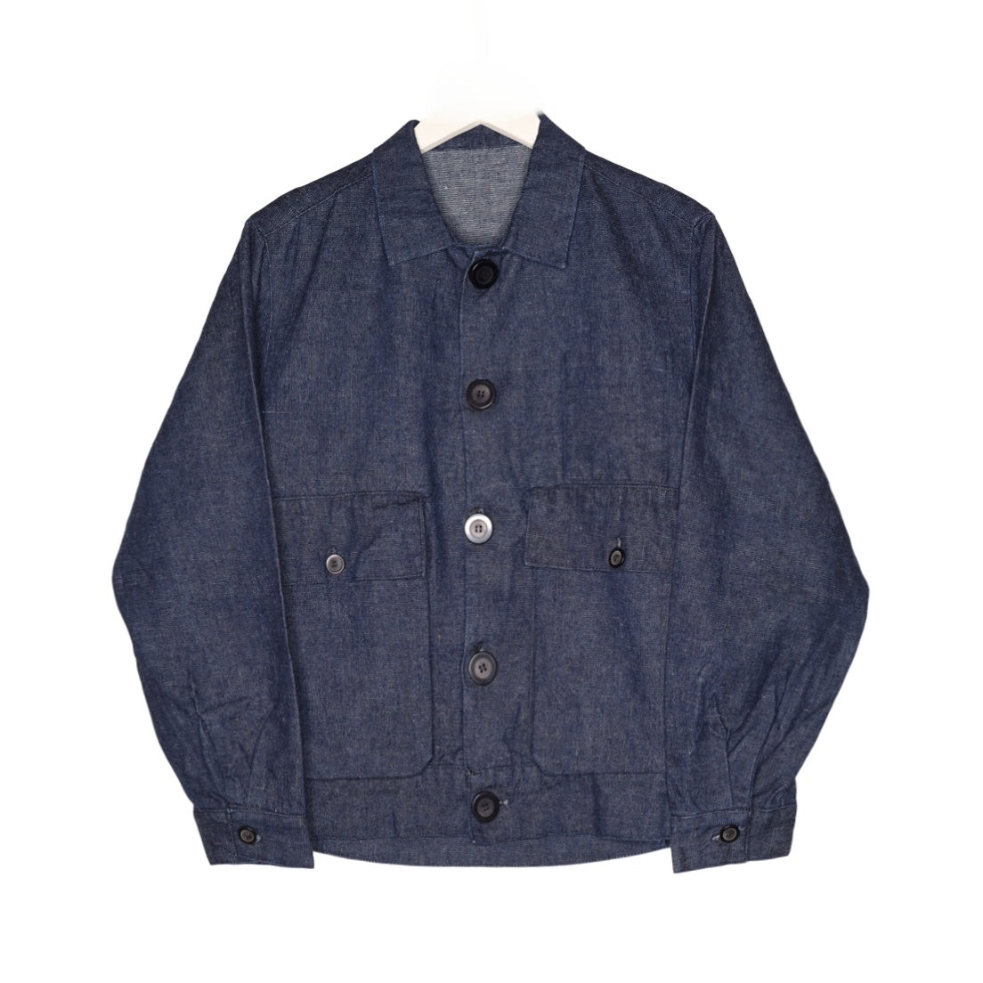 SEEKER Hemp Denim Studio Coat - Indigo | Garmentory