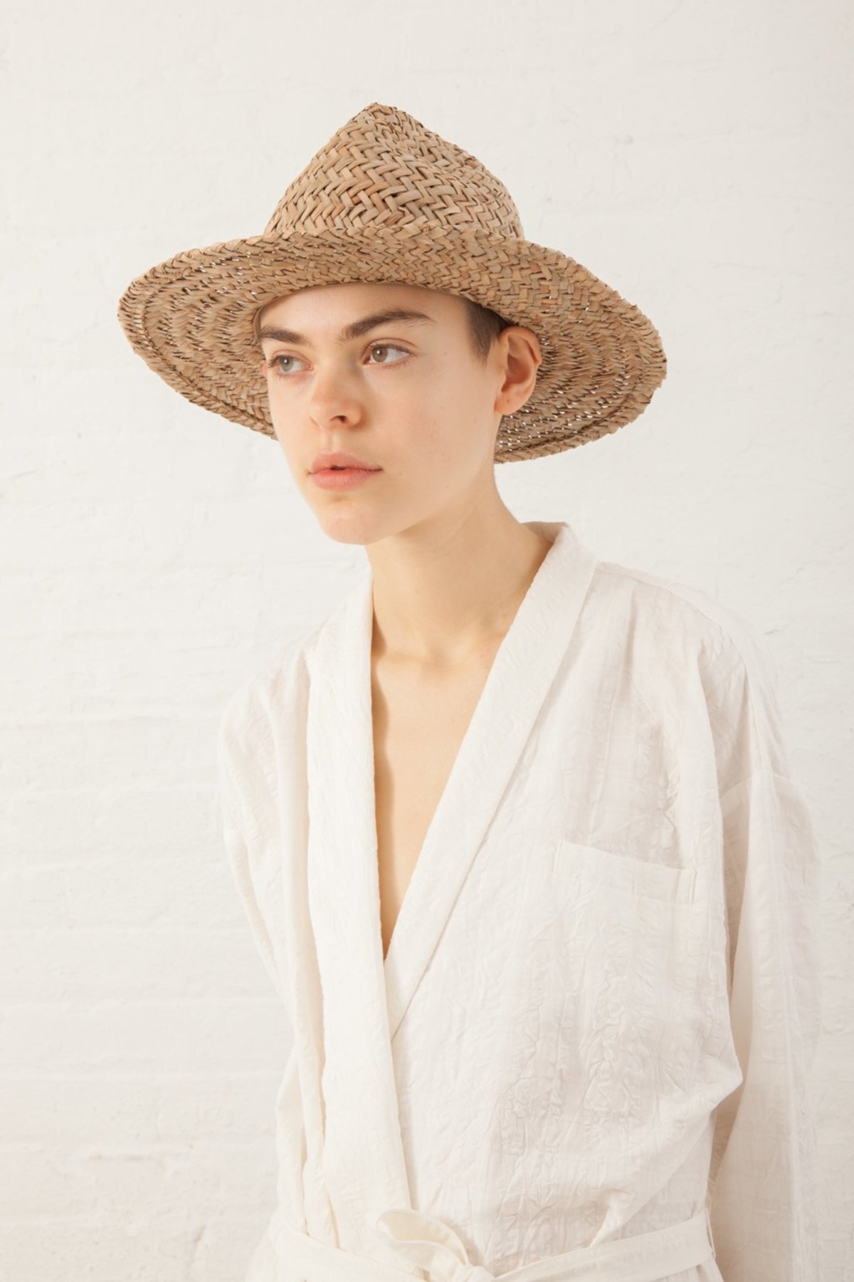 Natures of Conflict Straw Cone Hat - Natural | Garmentory
