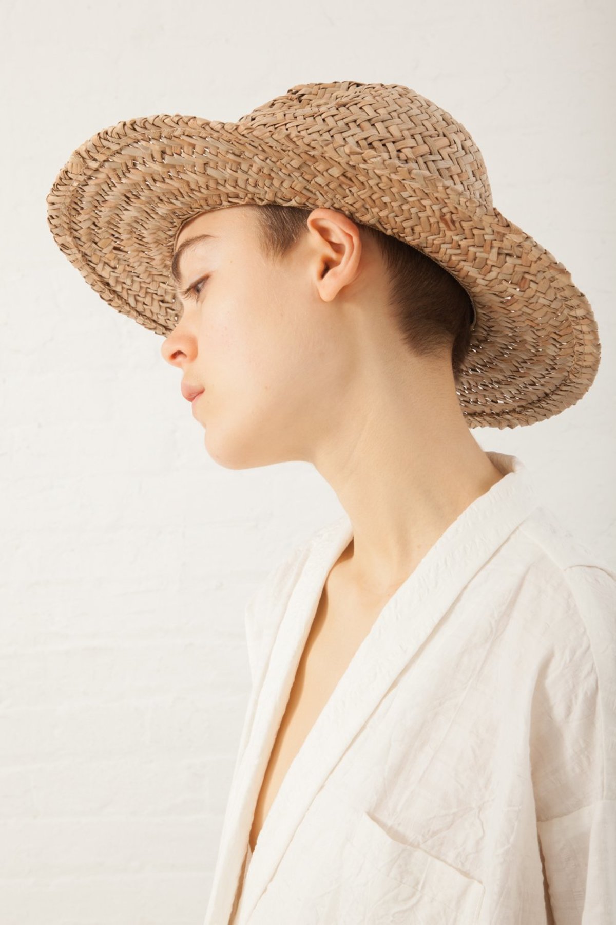 Natures of Conflict Straw Cone Hat - Natural | Garmentory
