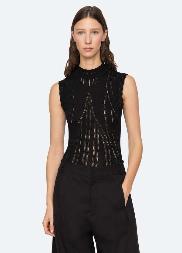 Sea NY Paxton Tank Top - Black | Garmentory