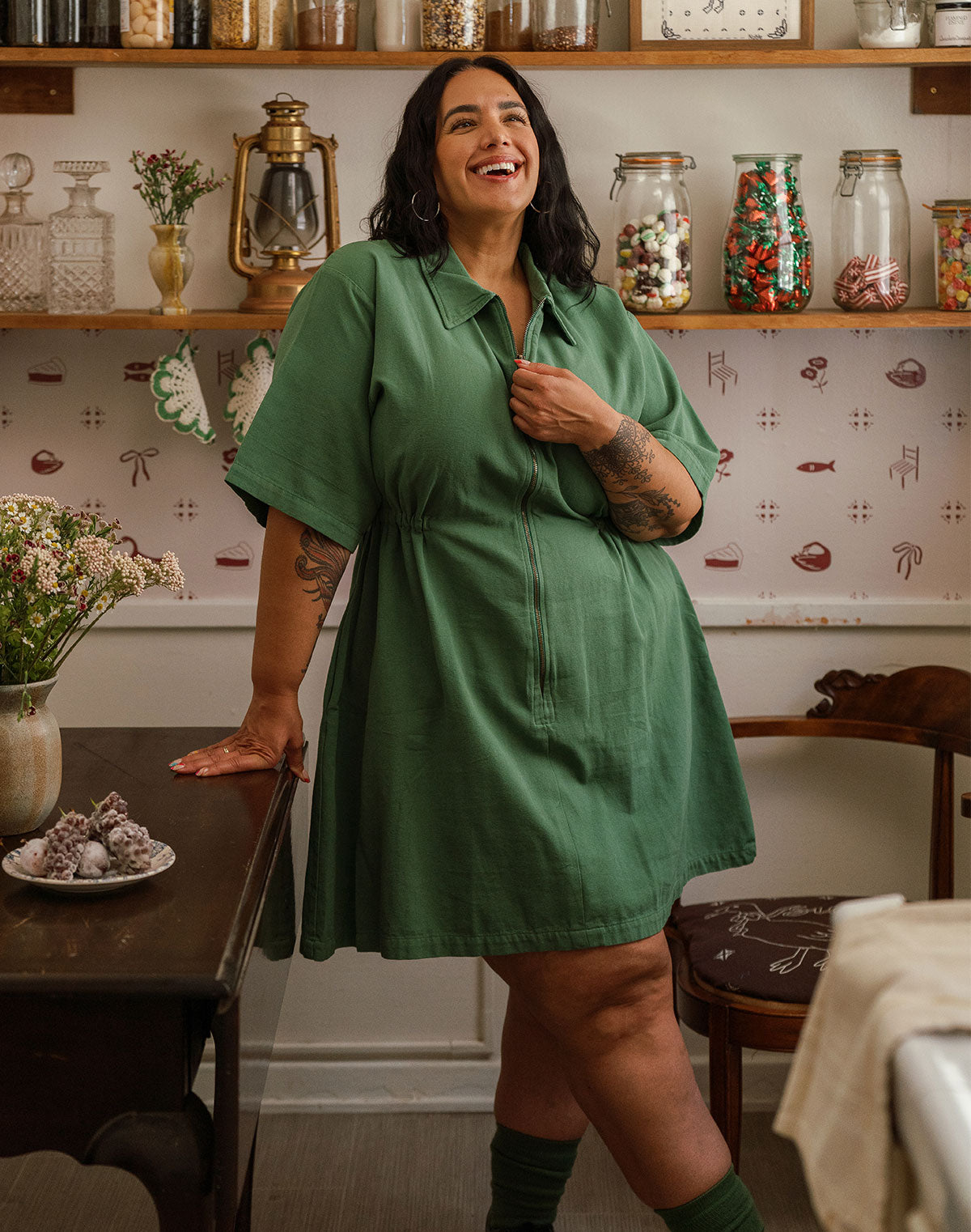 Noble Utility Dress - Juniper | Garmentory