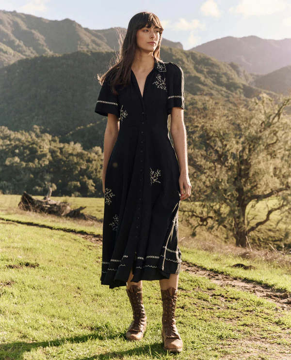 The Great. The Bridge Dress with Hanky Embroidery | Garmentory