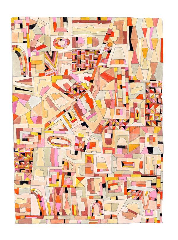 Sara Neon Ramble Art Print | Garmentory