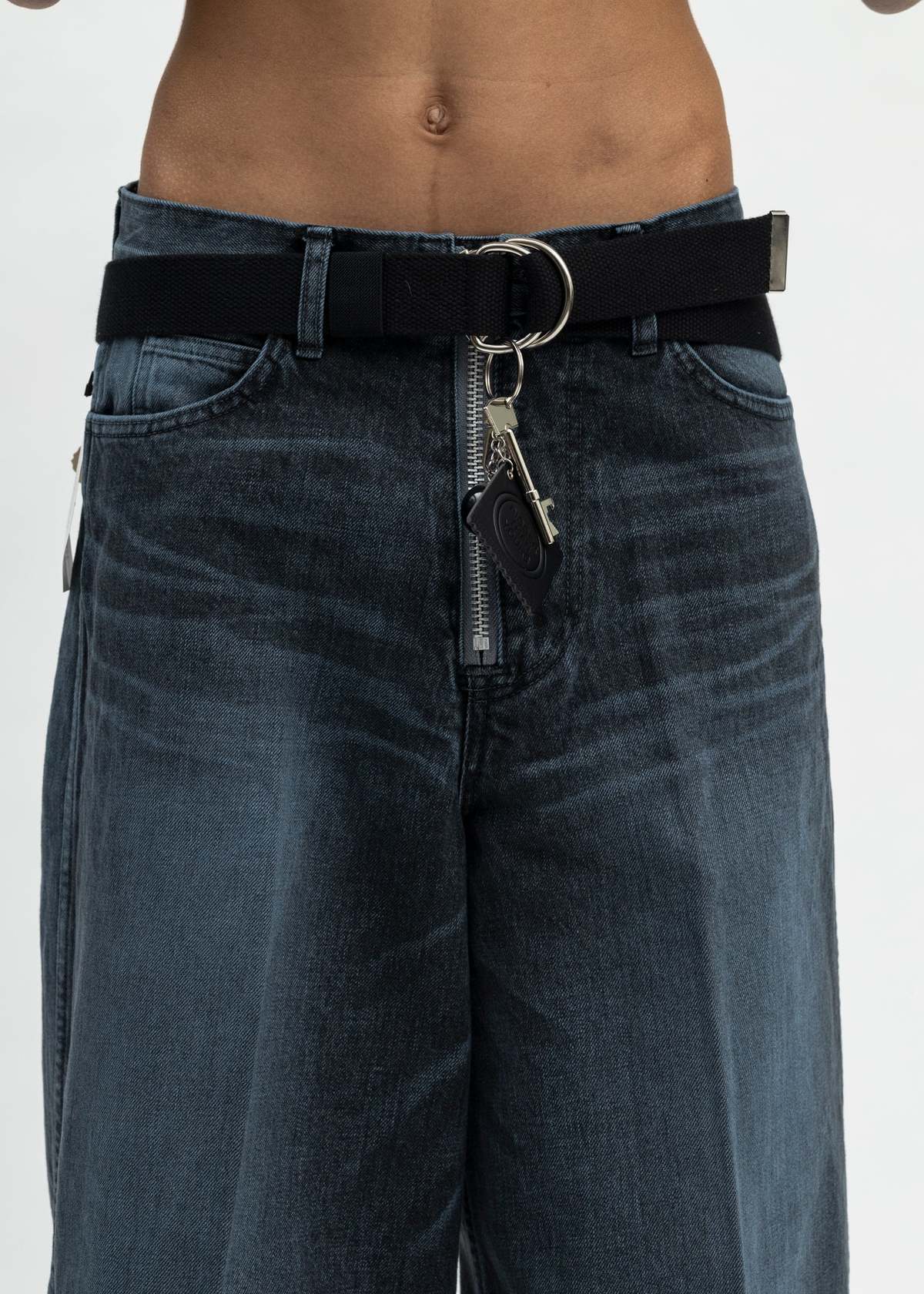 ATM Cavan belt With 8 Ball Black Keyring - Black | Garmentory