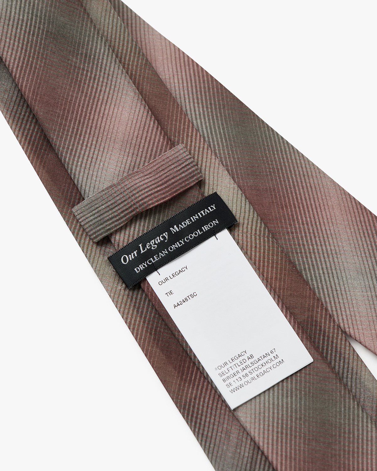Our Legacy Tie - Screen Check | Garmentory