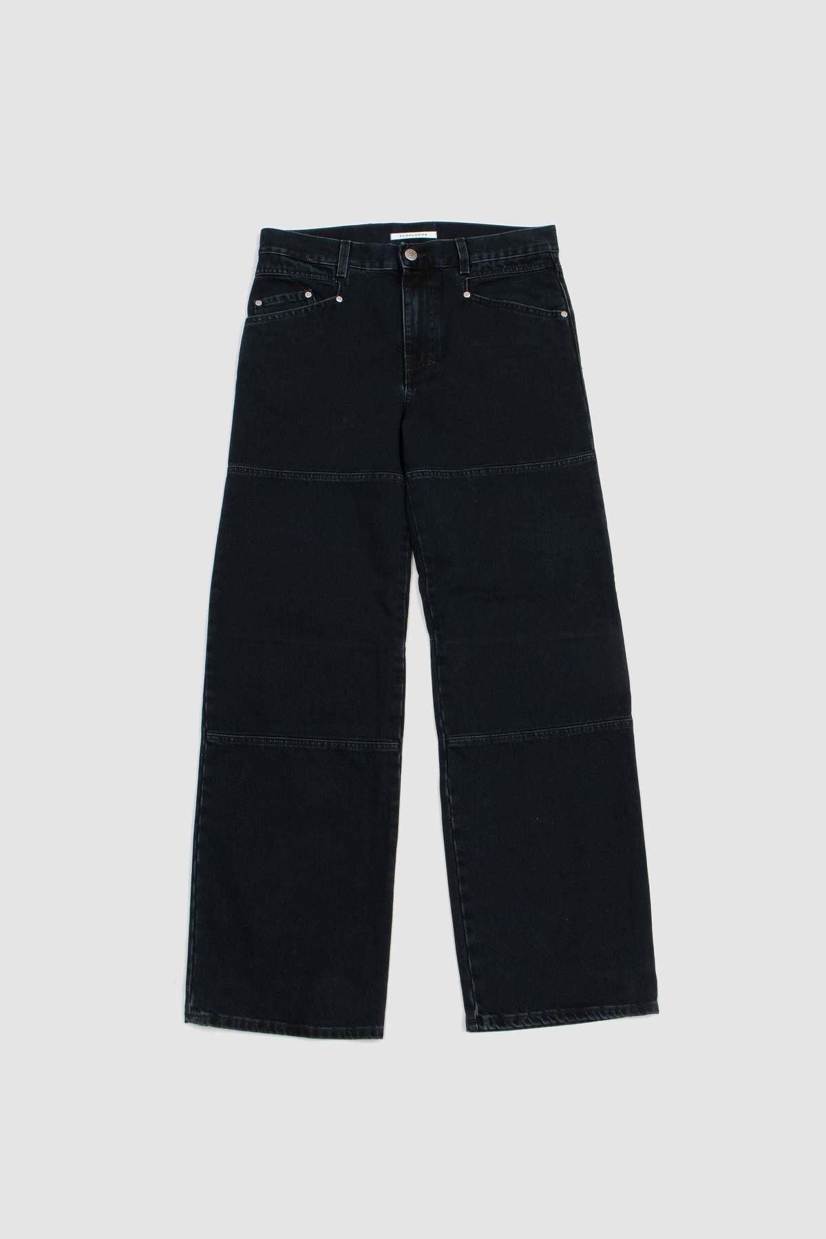 Sunflower Flare Work Jeans - Blue Black | Garmentory