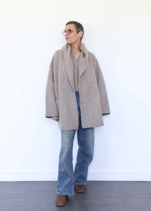 Lauren Manoogian Double Face Coat - Moth | Garmentory