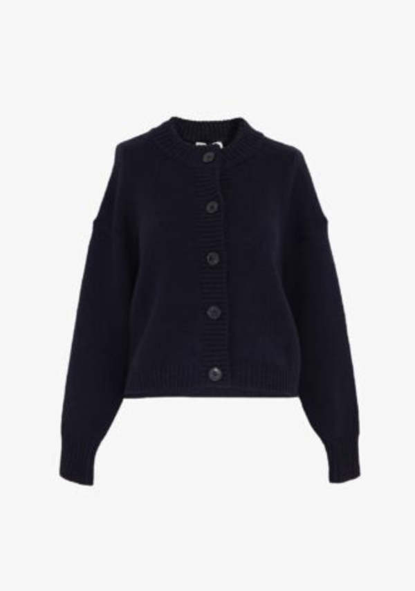 Frame Femme Chunky Cardigan - Navy | Garmentory
