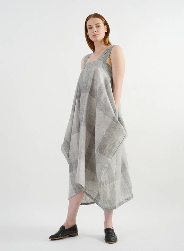 Amelia 4 Strap Dress - Sand Plaid - M (RESALE ITEM) | Garmentory