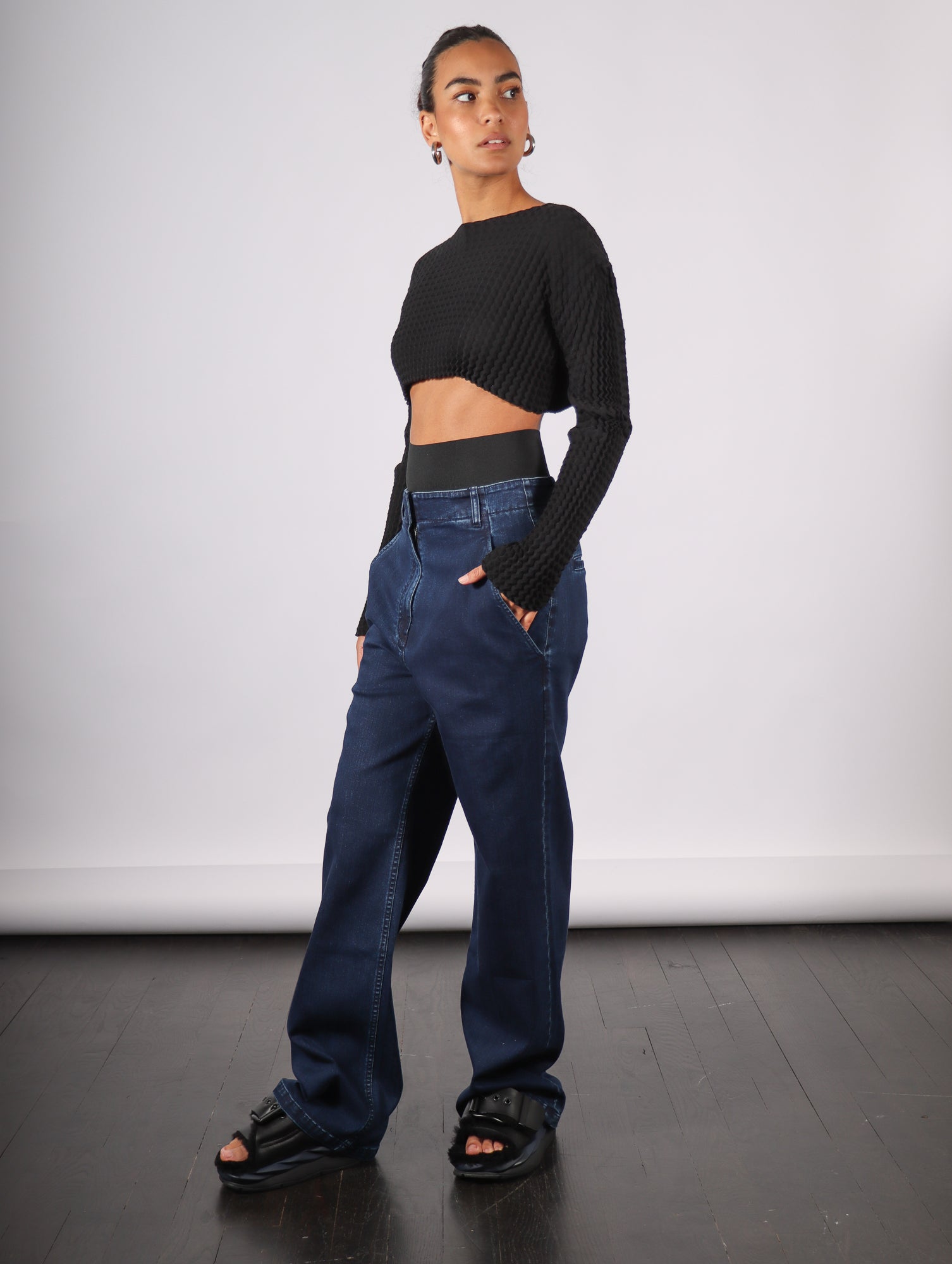 Tibi Barry Jean - Classic Indigo Denim | Garmentory