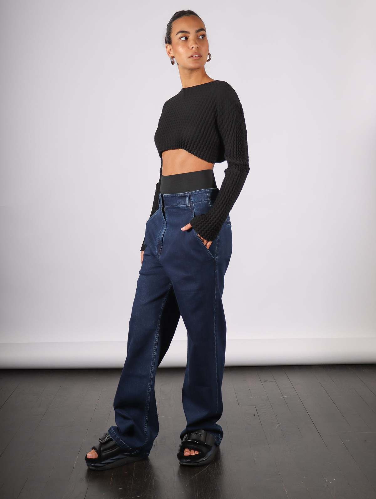 Tibi Barry Jean - Classic Indigo Denim | Garmentory