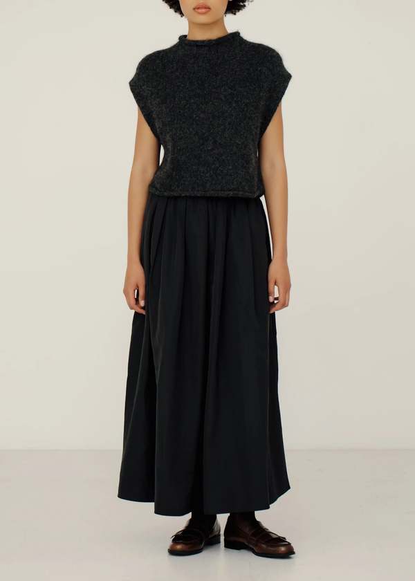 Bare Knitwear Iris Vest - Basalt | Garmentory