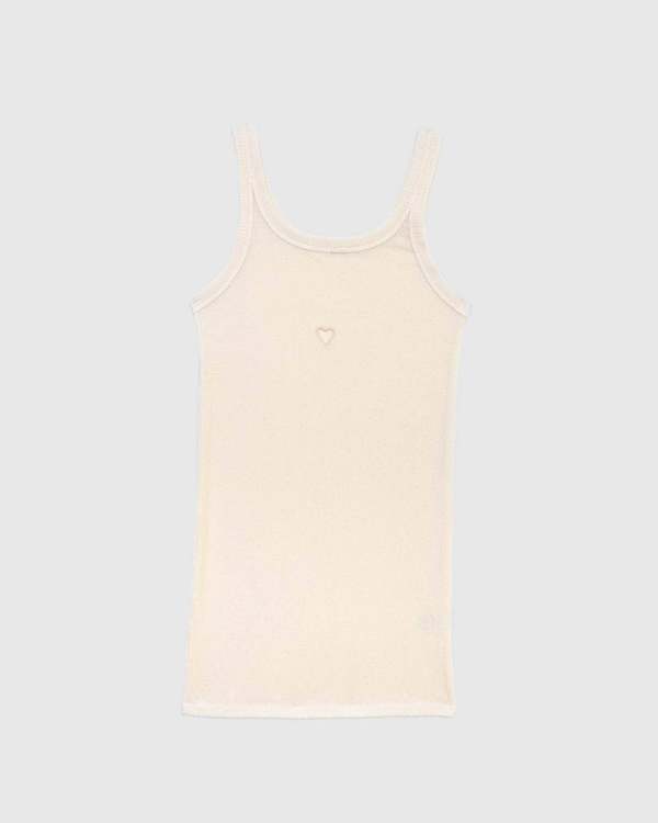 Baserange Heart Tank - Undyed | Garmentory