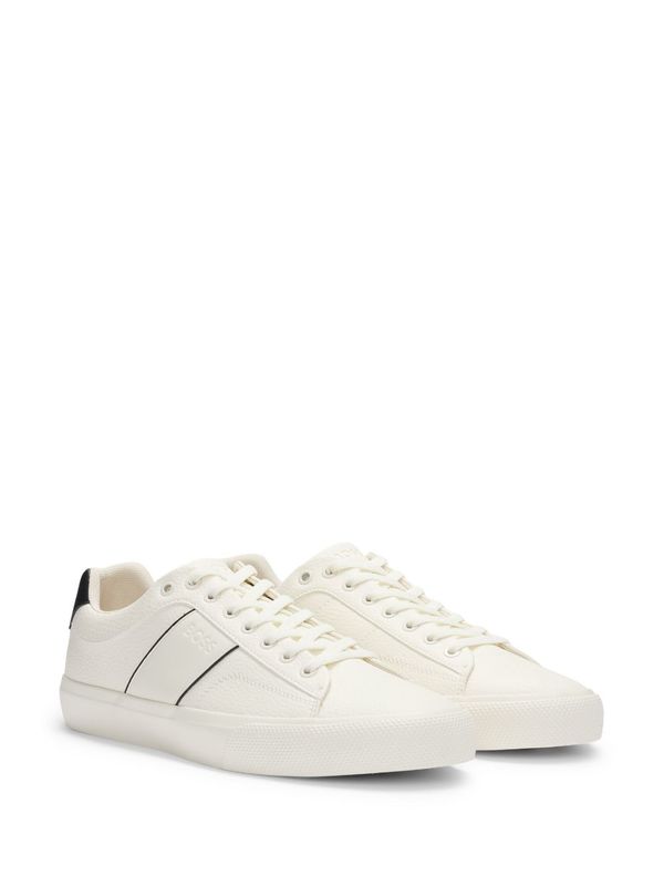Hugo Boss Mens Aiden Low Top Tennis Sneaker - Natural Oat | Garmentory