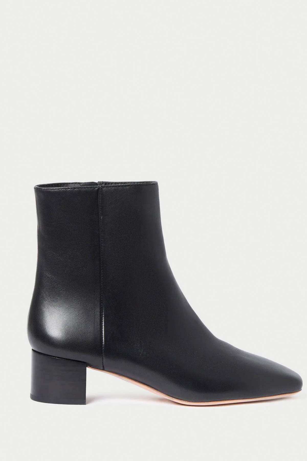Loeffler Randall Ginny Square Toe Ankle Boot - Black | Garmentory