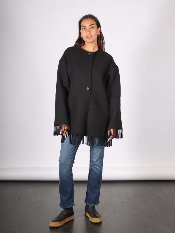 Rodebjer Agnes Wool Jacket - Black | Garmentory