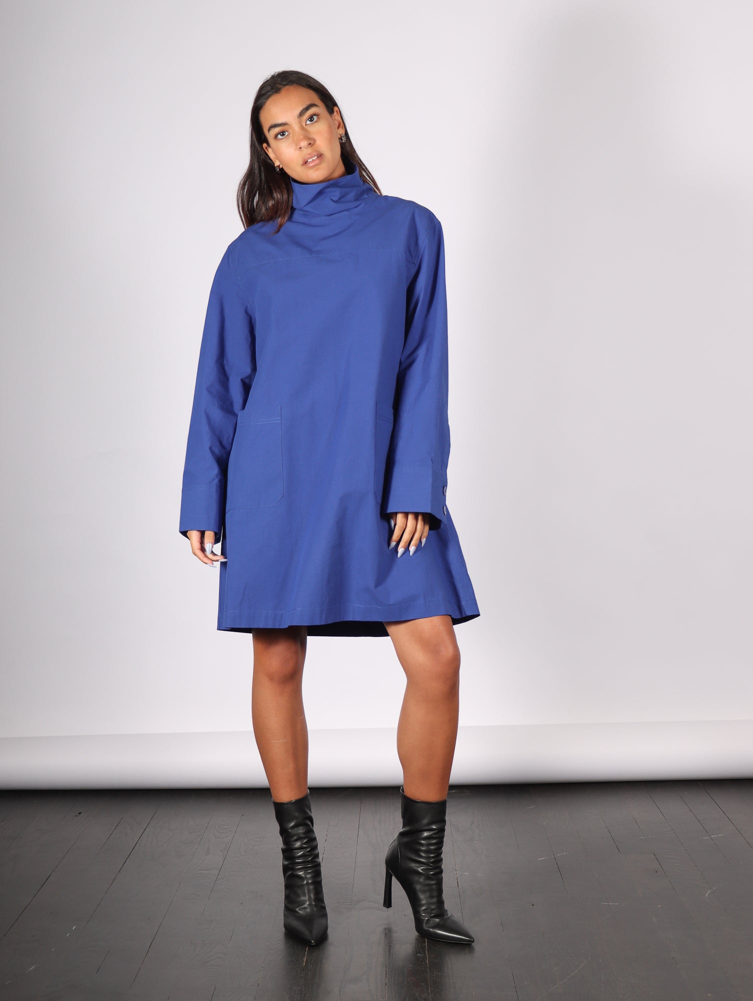 Rodebjer Catalina Cotton Tunic - Workwear Blue | Garmentory