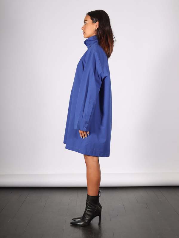 Rodebjer Catalina Cotton Tunic - Workwear Blue | Garmentory
