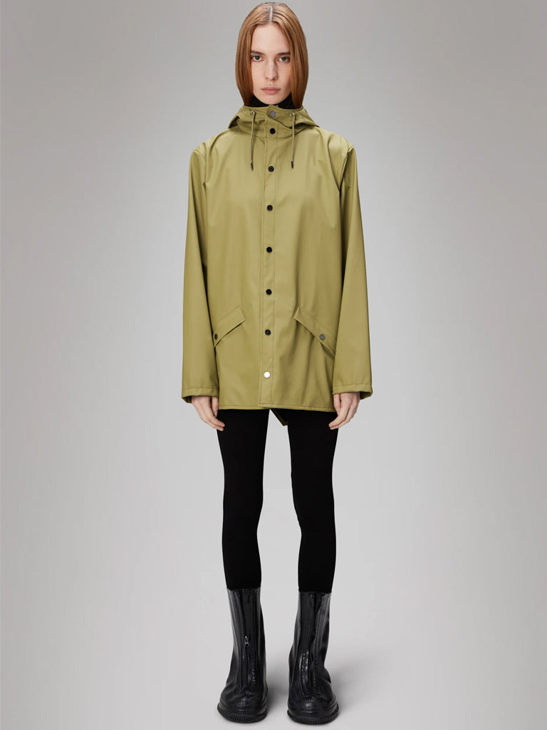 Rains Short Jacket - Khaki | Garmentory