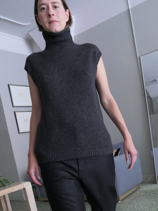 Sofie D'hoore Mole Vest - Charcoal Melange | Garmentory