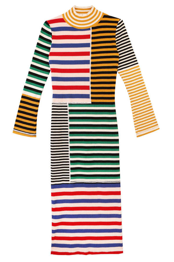 L.F.Markey Cecil Dress - Multi Stripe | Garmentory