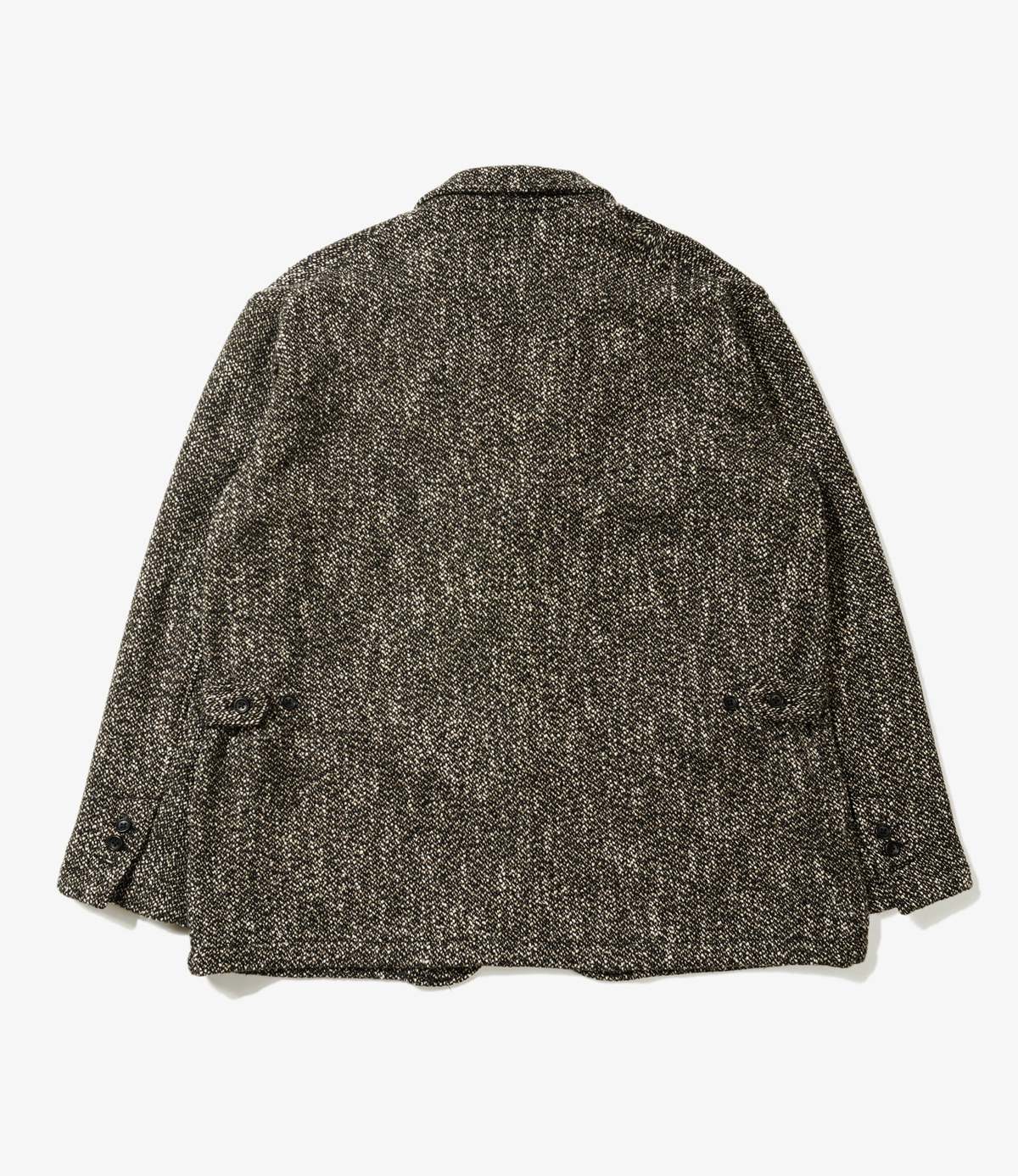 Engineered Garments Wool Homespun Loiter Jacket - Brown/Black | Garmentory