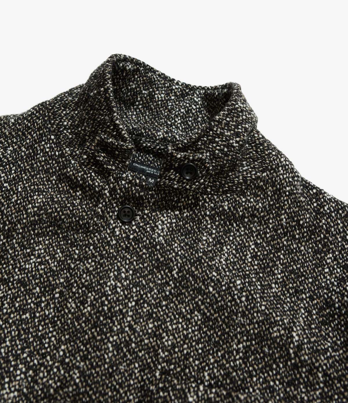 Engineered Garments Wool Homespun Loiter Jacket - Brown/Black | Garmentory