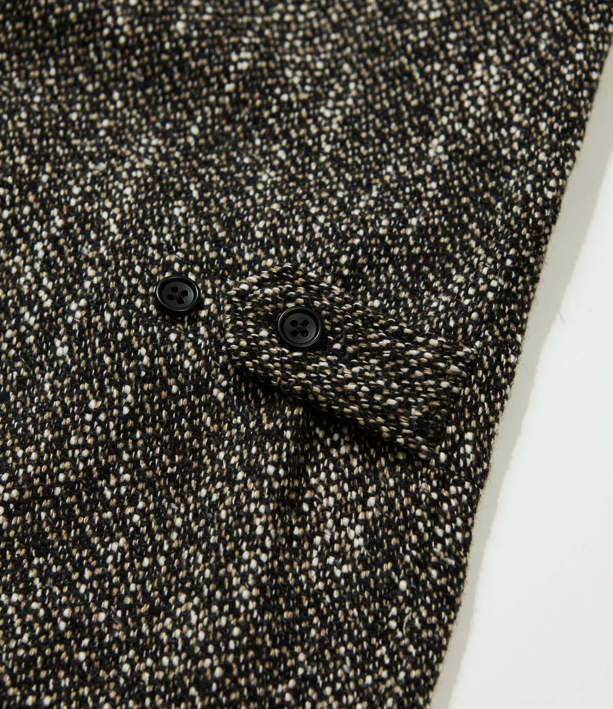 Engineered Garments Wool Homespun Loiter Jacket - Brown/Black | Garmentory