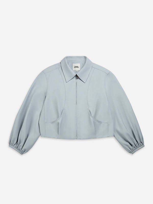 Future Classics Pendulum Pocket Collared Jacket - Flint Grey/Moonless ...