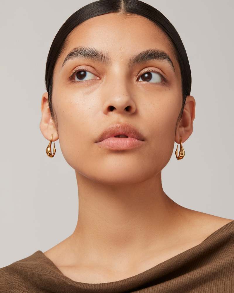 Jenny Bird Colette Small Hoops - Gold | Garmentory