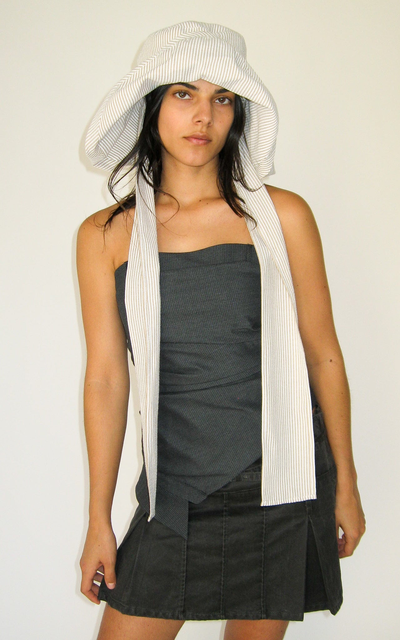 Clyde Mala Hat - Tan Seersucker | Garmentory