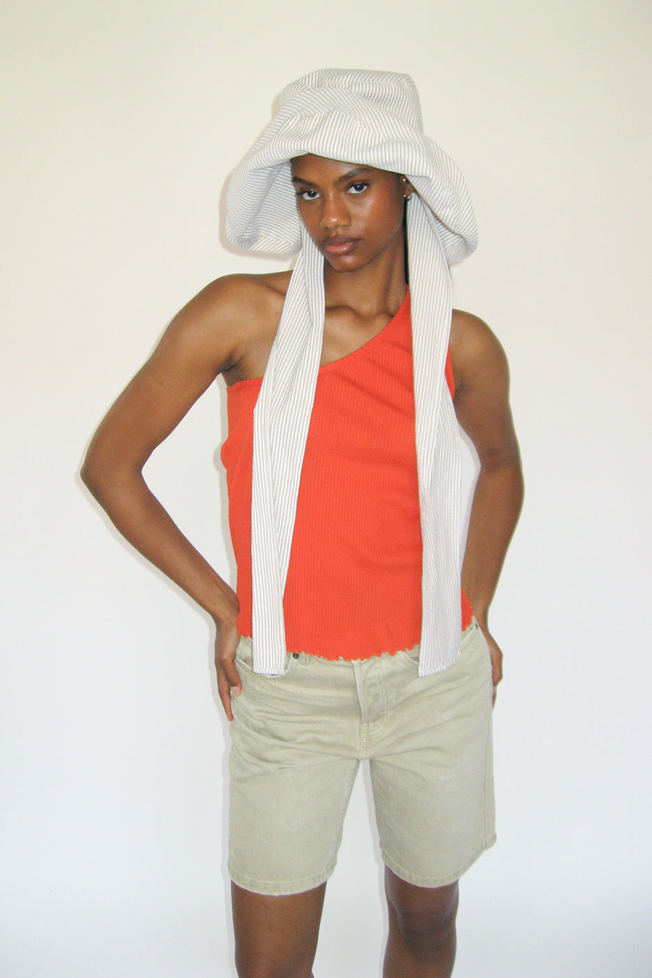 Clyde Mala Hat - Tan Seersucker | Garmentory