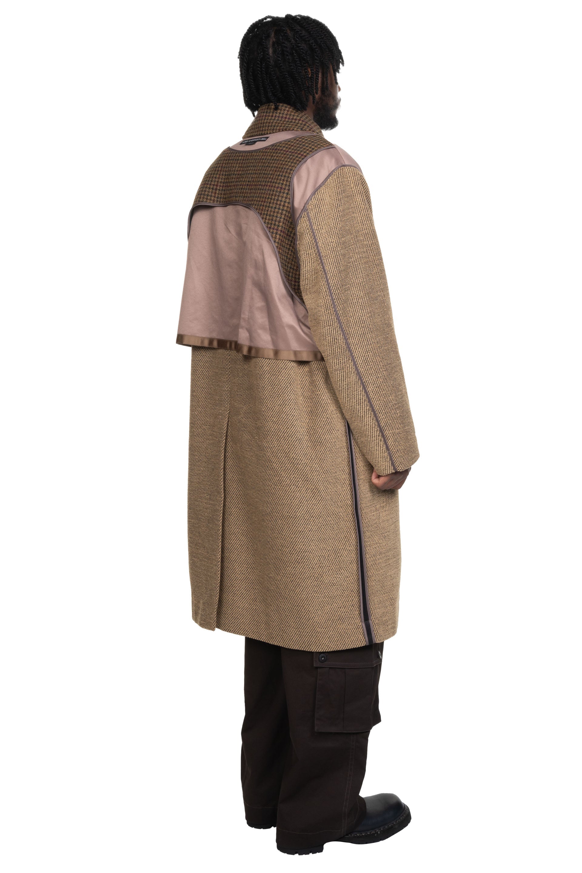 ANDERSSON BELL Inside Out Wool Coat - Green/Brown | Garmentory