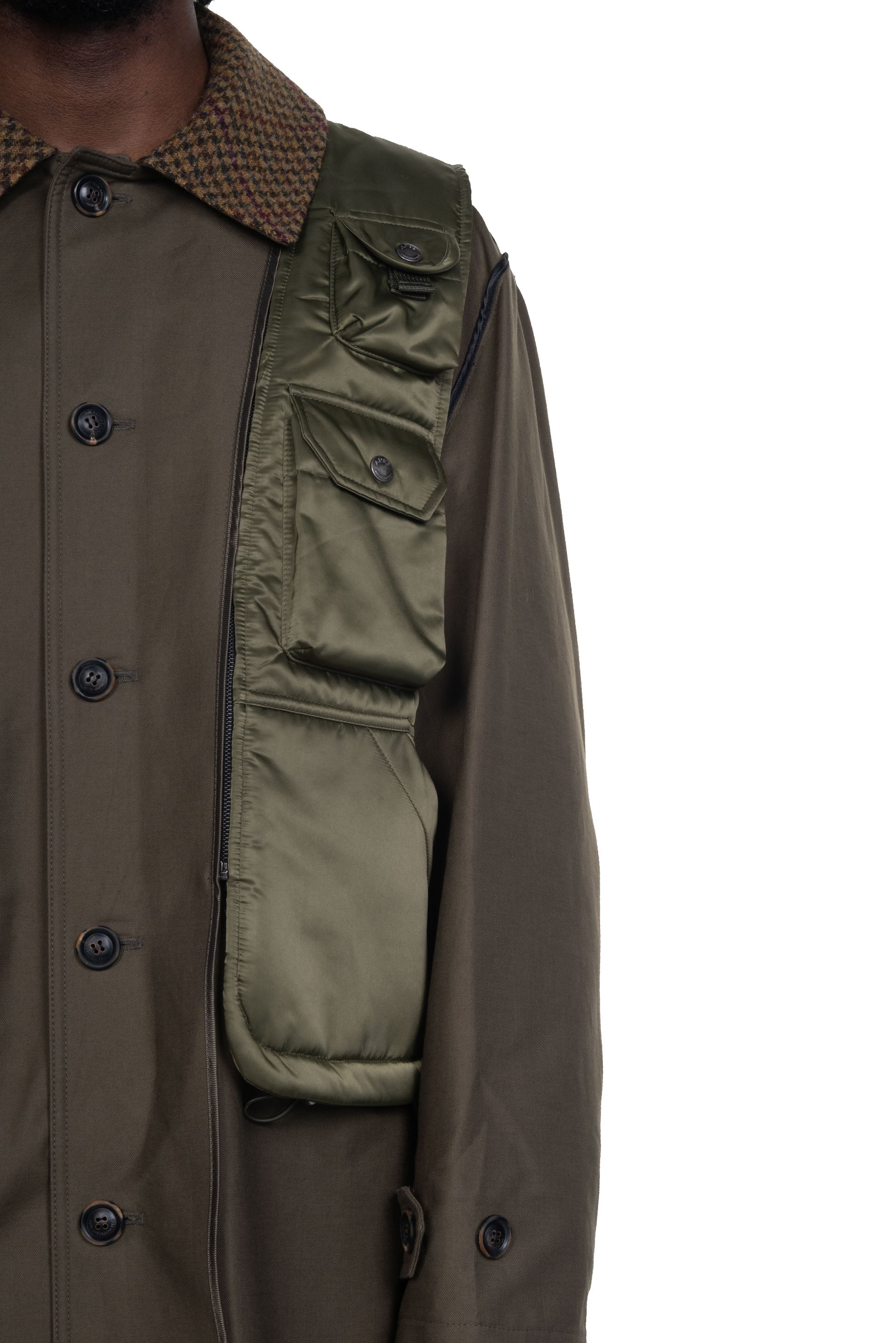 ANDERSSON BELL Vest Layered Inside Out Coat | Garmentory