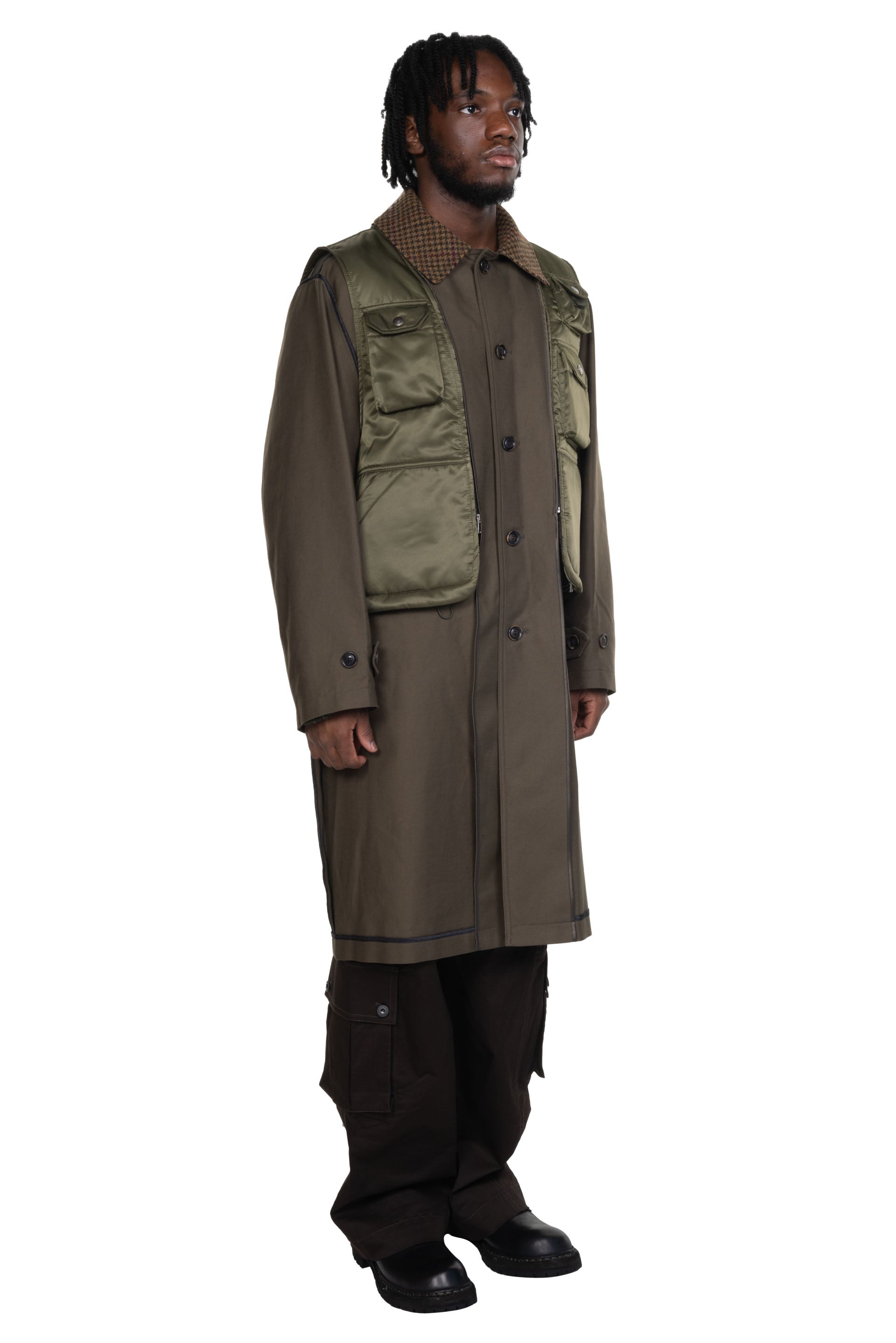 ANDERSSON BELL Vest Layered Inside Out Coat | Garmentory
