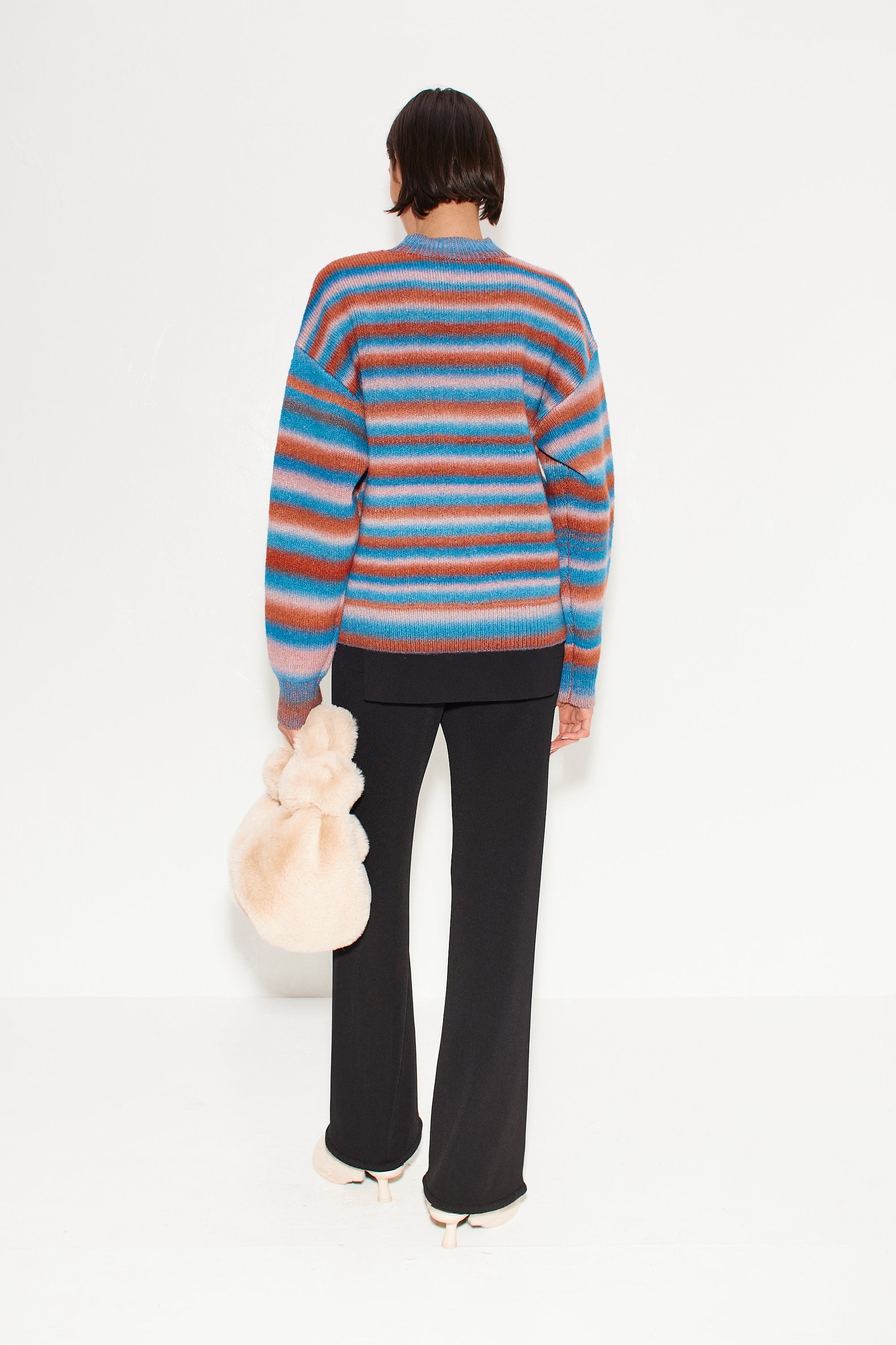 Simon Miller Calder Knit Sweater - Matisse Blue Multi | Garmentory