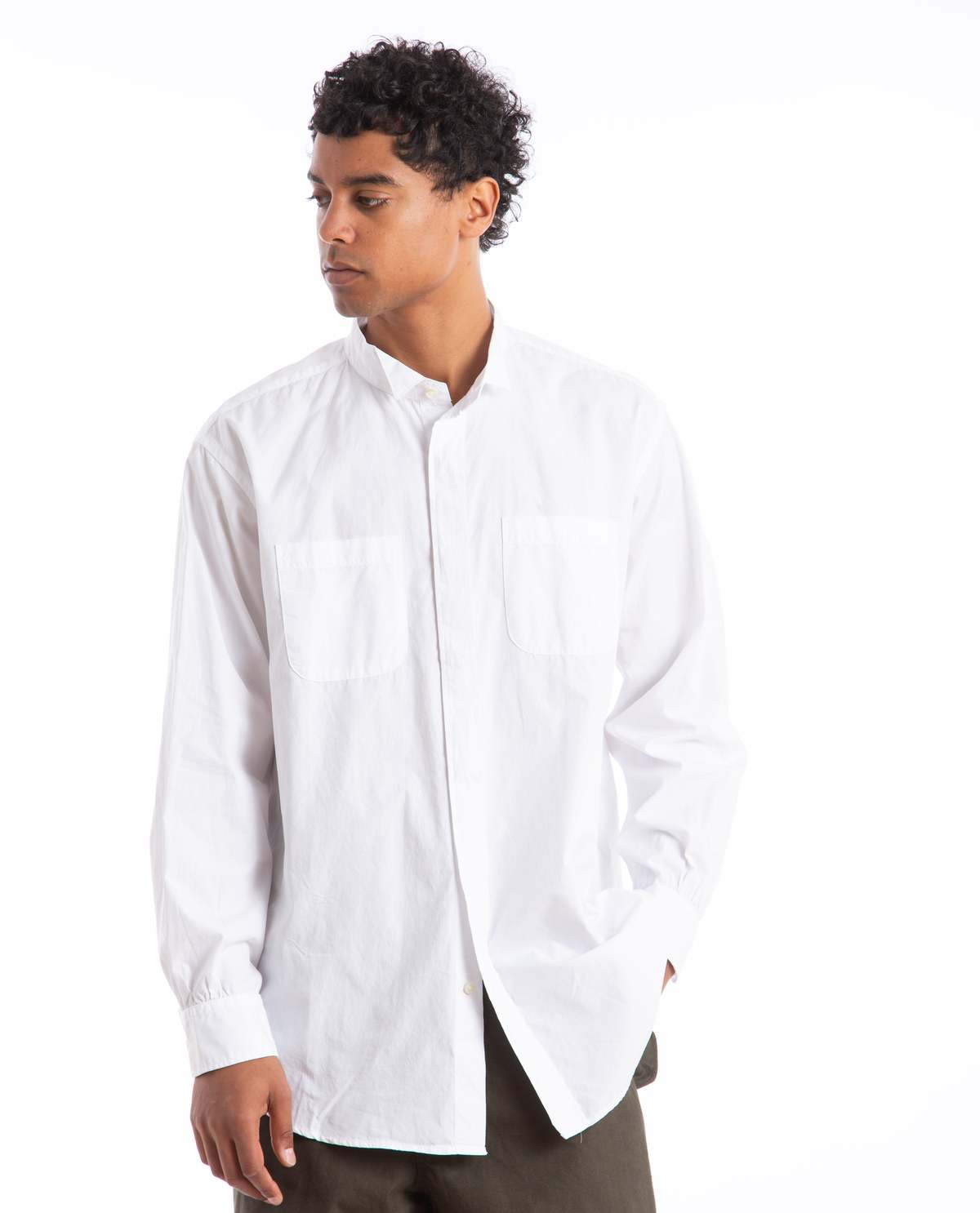 Engineered Garments Wing Collar Shirt | Garmentory