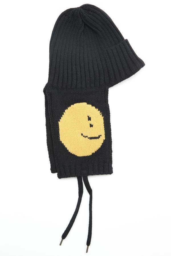 Kapital 5G Wool Rainbowy Gale Cap Short - Black | Garmentory