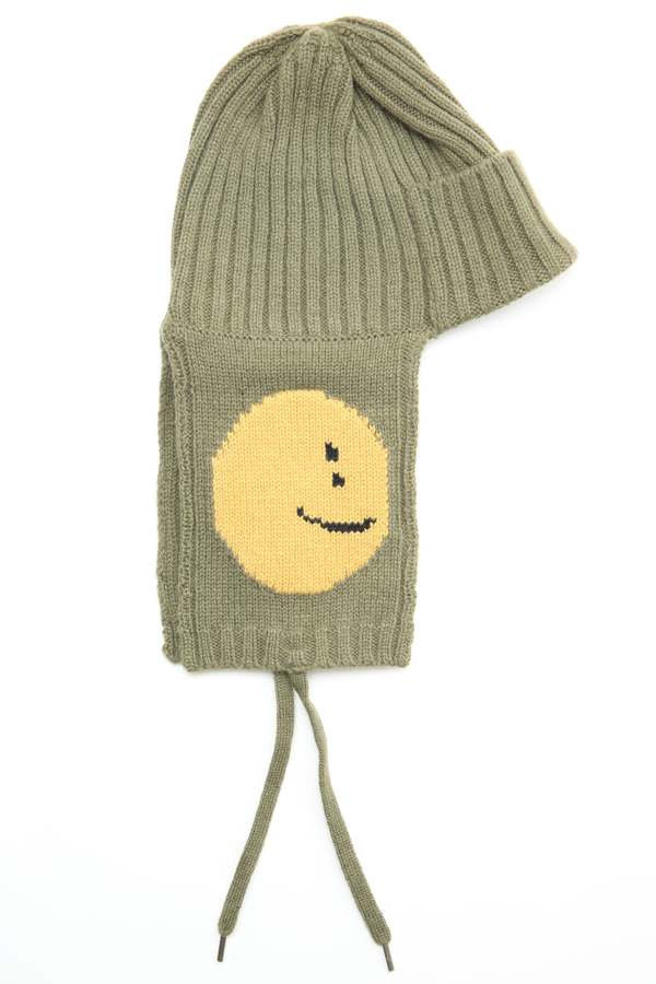 Kapital 5G Wool Rainbowy Gale Cap Short - Khaki | Garmentory