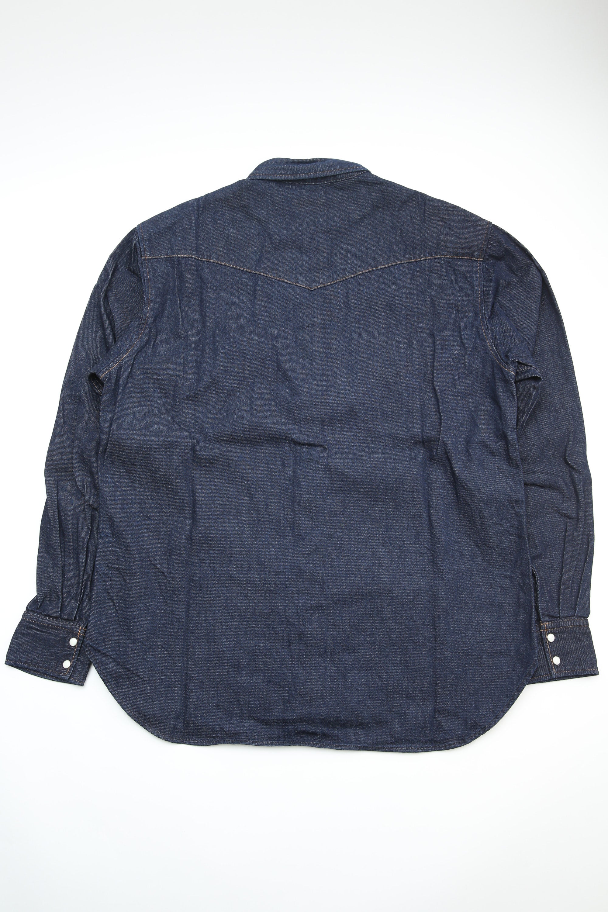 Kapital 8oz Denim Husky Western Shirt - Indigo | Garmentory