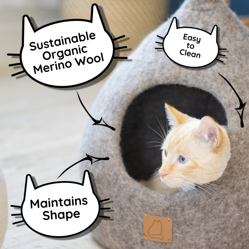 Fuzzy Cove Snow White Round Style Cave | Garmentory